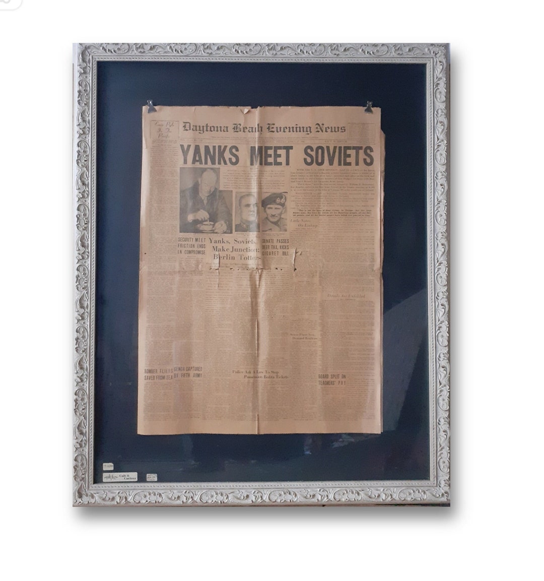 Original WW2 Journal, Yanks Meet Soviets, 1945 - Etsy