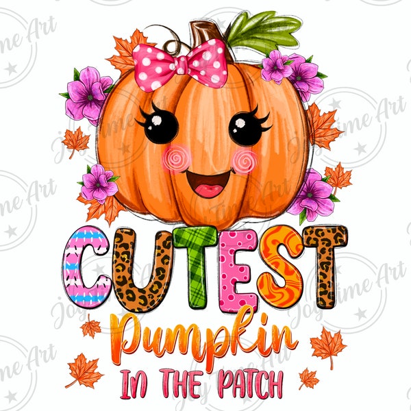 Cutest Pumpkin in the Patch Png - Etsy