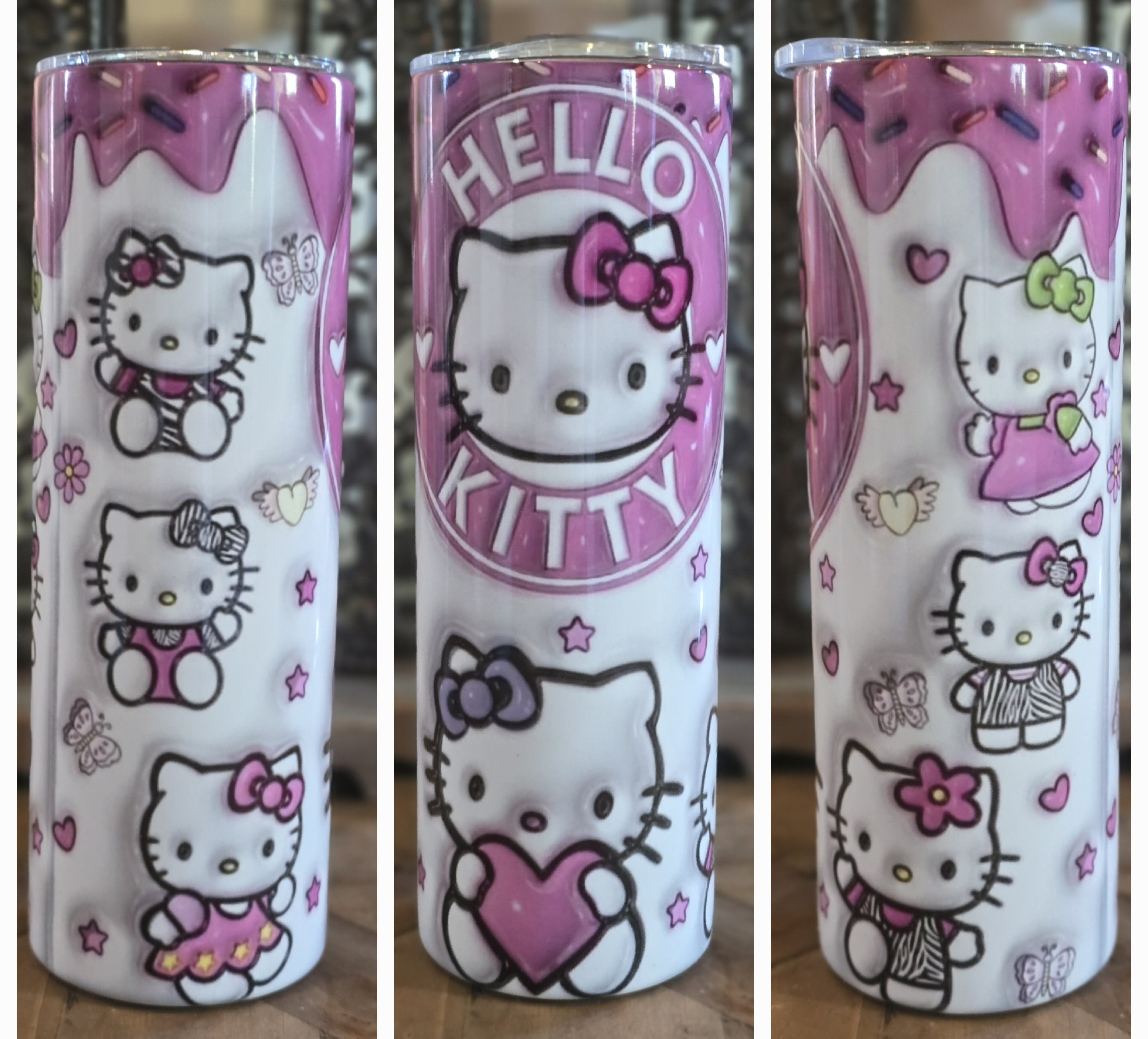 Hello Kitty 20 Oz Tumbler Plain or Glitter - Etsy