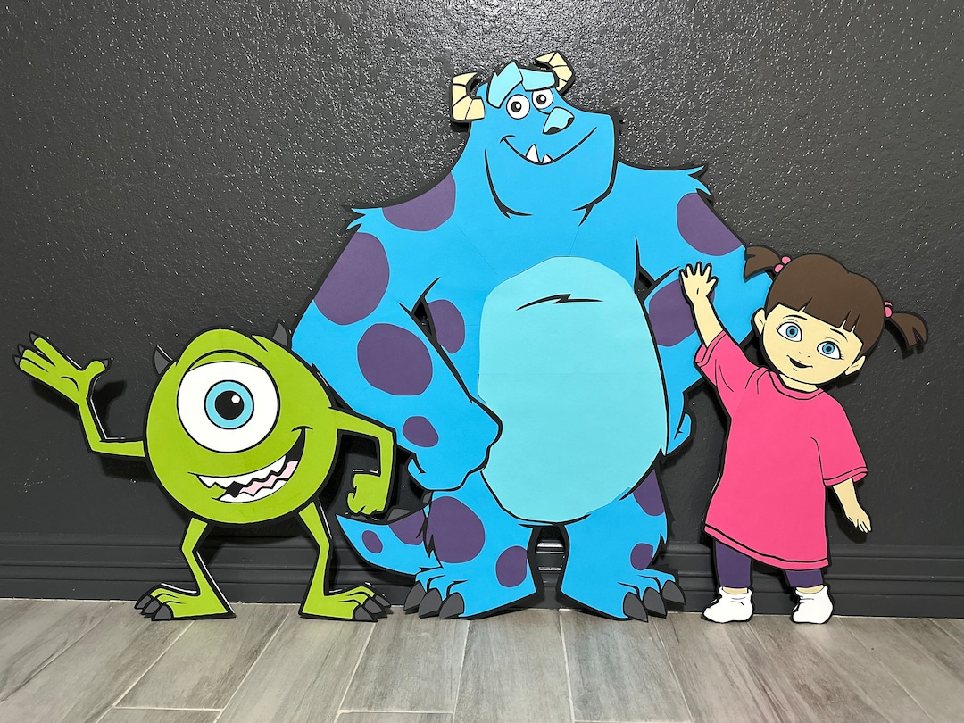 Monsters Inc Cutouts, Sully Character Cut Out, Boo, Mike - Etsy