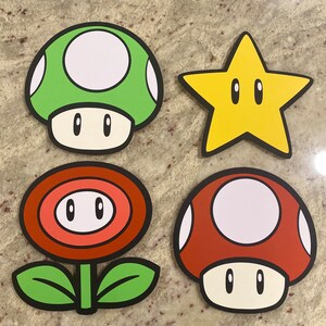 Mario Bros Character Cutouts, Super Mario Bros Party Decorations, Mario ...