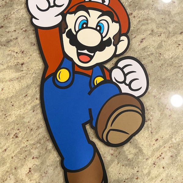 Mario Character Cutout Props - Etsy