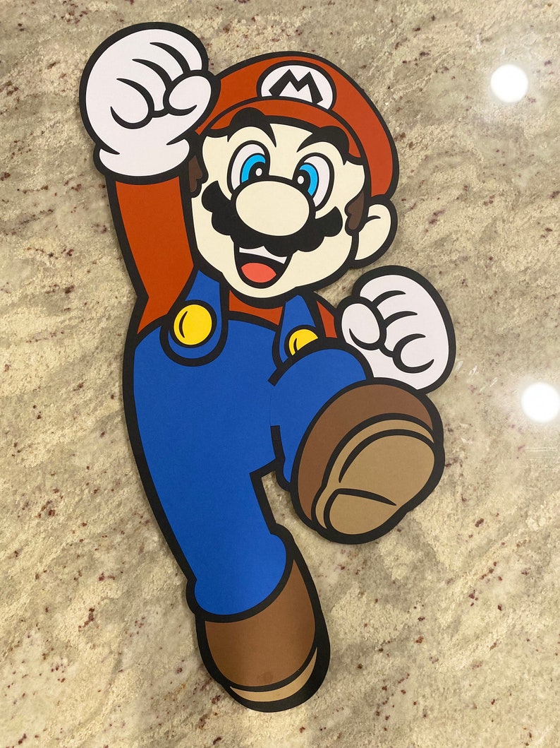 Mario Bros Character Cutouts, Super Mario Bros Party Decorations, Mario ...