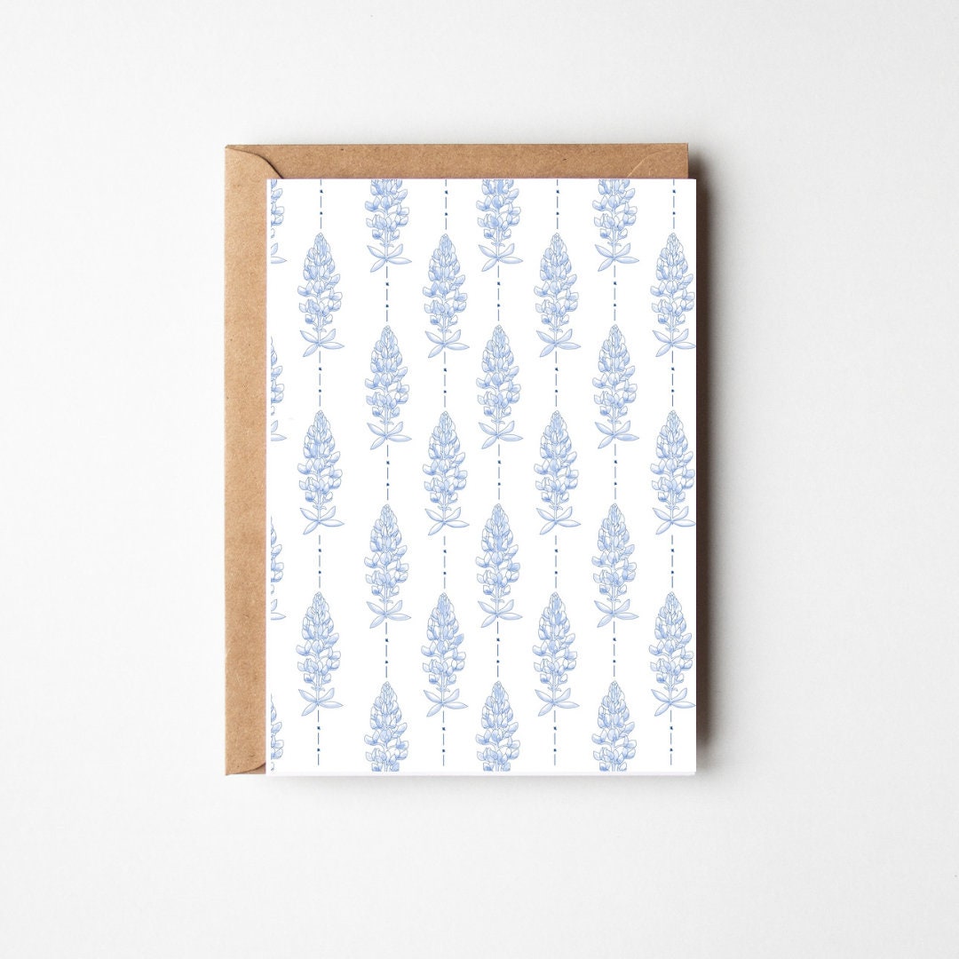 Greeting Cards | Bluebonnets | 2 Pack - Etsy