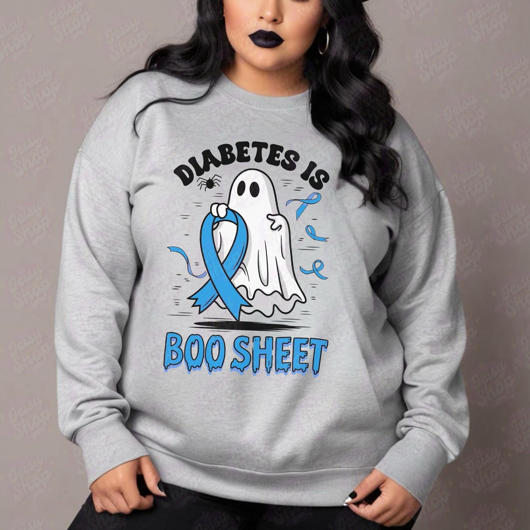 Diabetes is Boo Sheet Shirt, Funny Diabetes Awareness Shirt, Diabetes ...