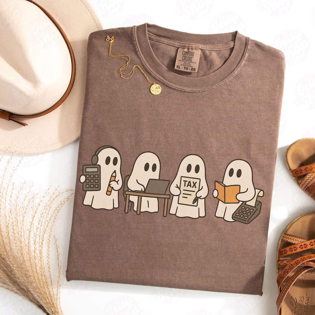 Accountant Halloween Comfort Colors® Shirt, CPA Accounting Halloween ...