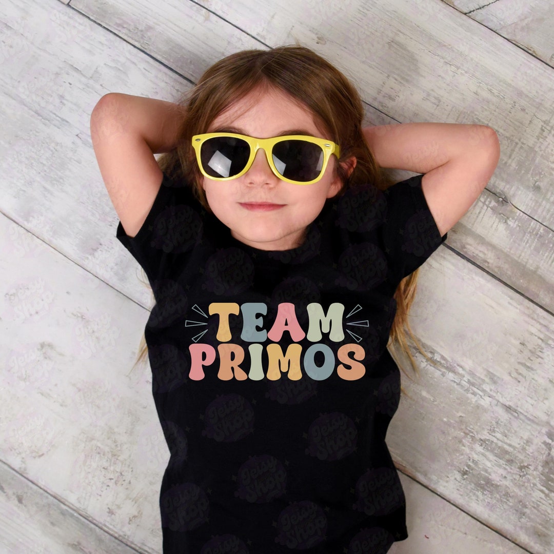 Team Primos Crew Shirt, Matching Cousin Crew Group Shirt, Kids Children ...