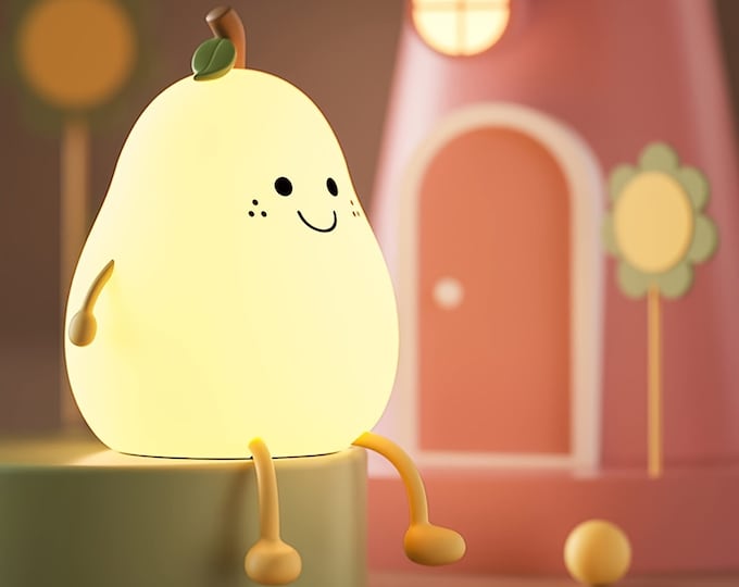 Smile Pear-shape Mini Table Lamp Kids Gifts - Etsy