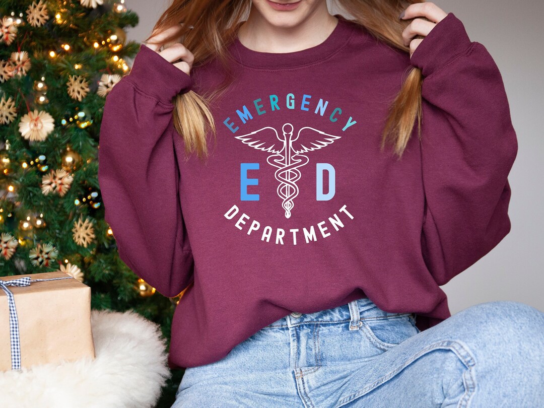 Emergency Department Nurse Sweatshirt, Emergency Nurse Hoodie ...