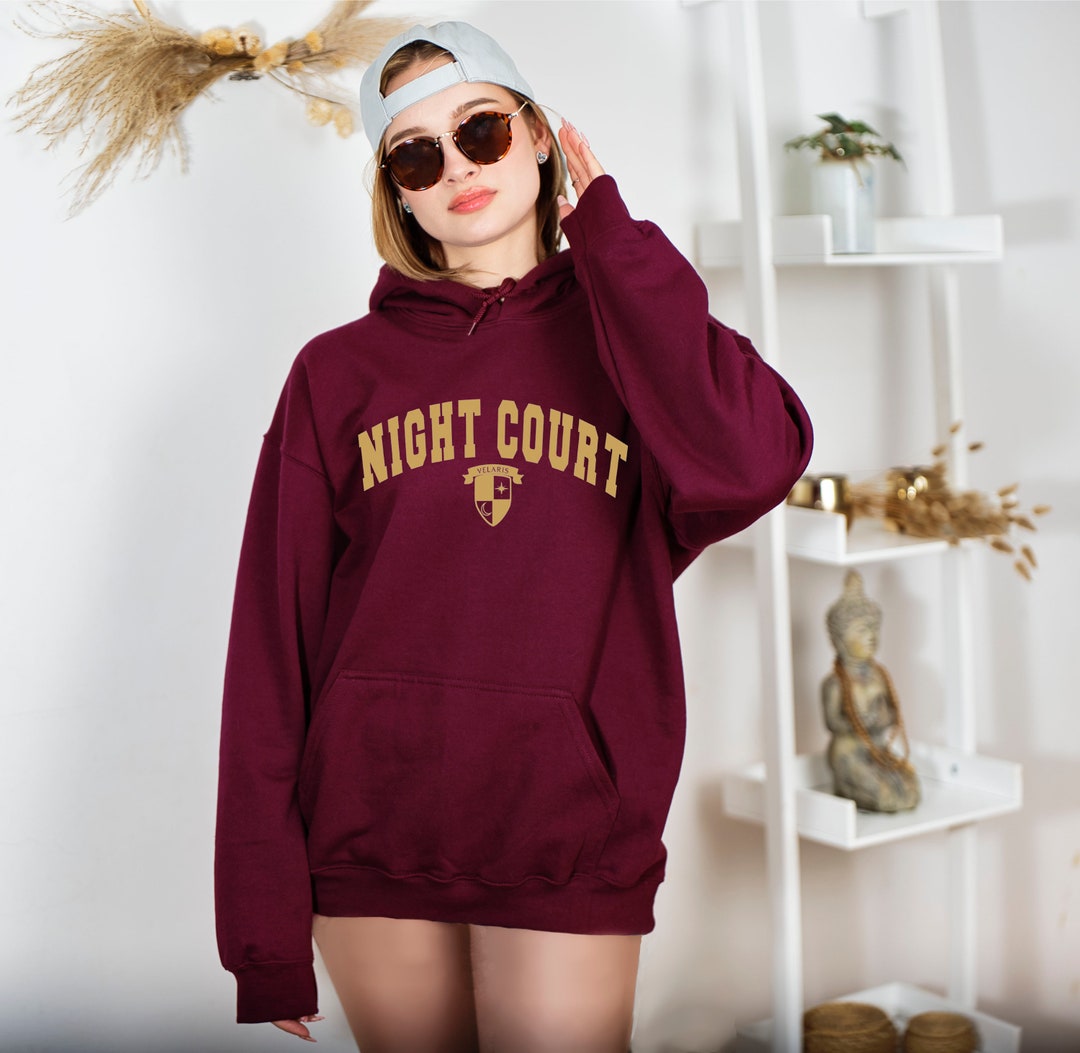 The Night Court ACOTAR Hoodie, Velaris Hoodie, A Court of Thorns and ...