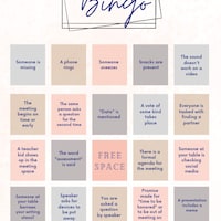 Funny Staff Meeting Bingo for Teachers | Printable Staff Meeting Game ...