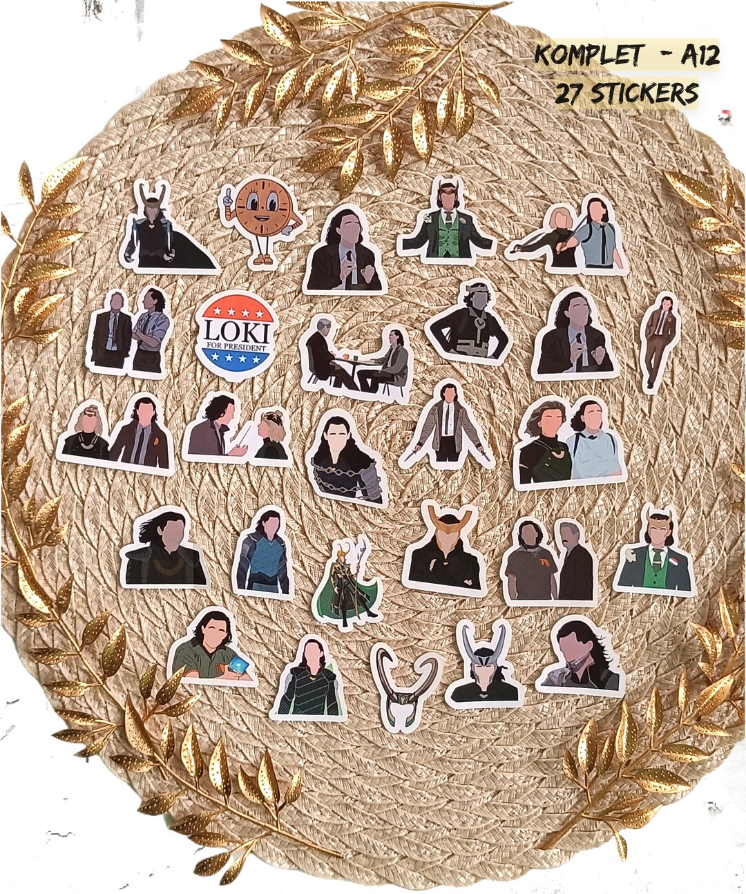 Loki 54 STICKERS Synthetic Paper - Etsy