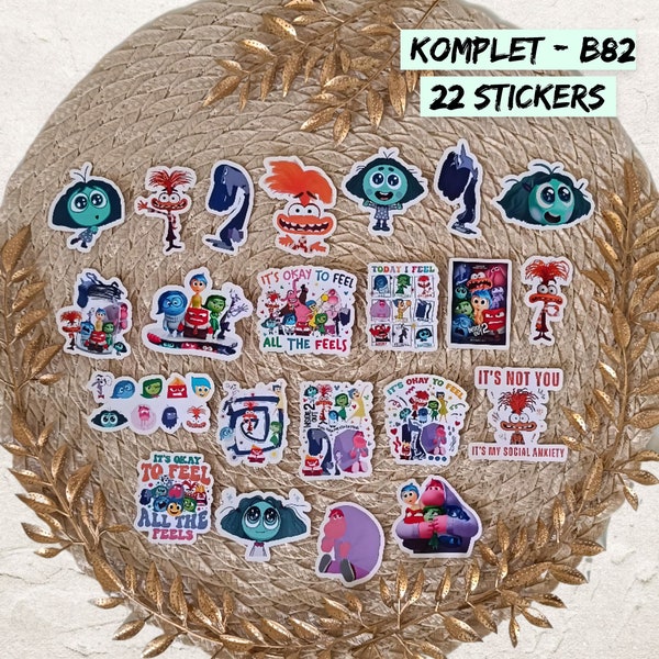 Inside Out Stickers Pack - Etsy