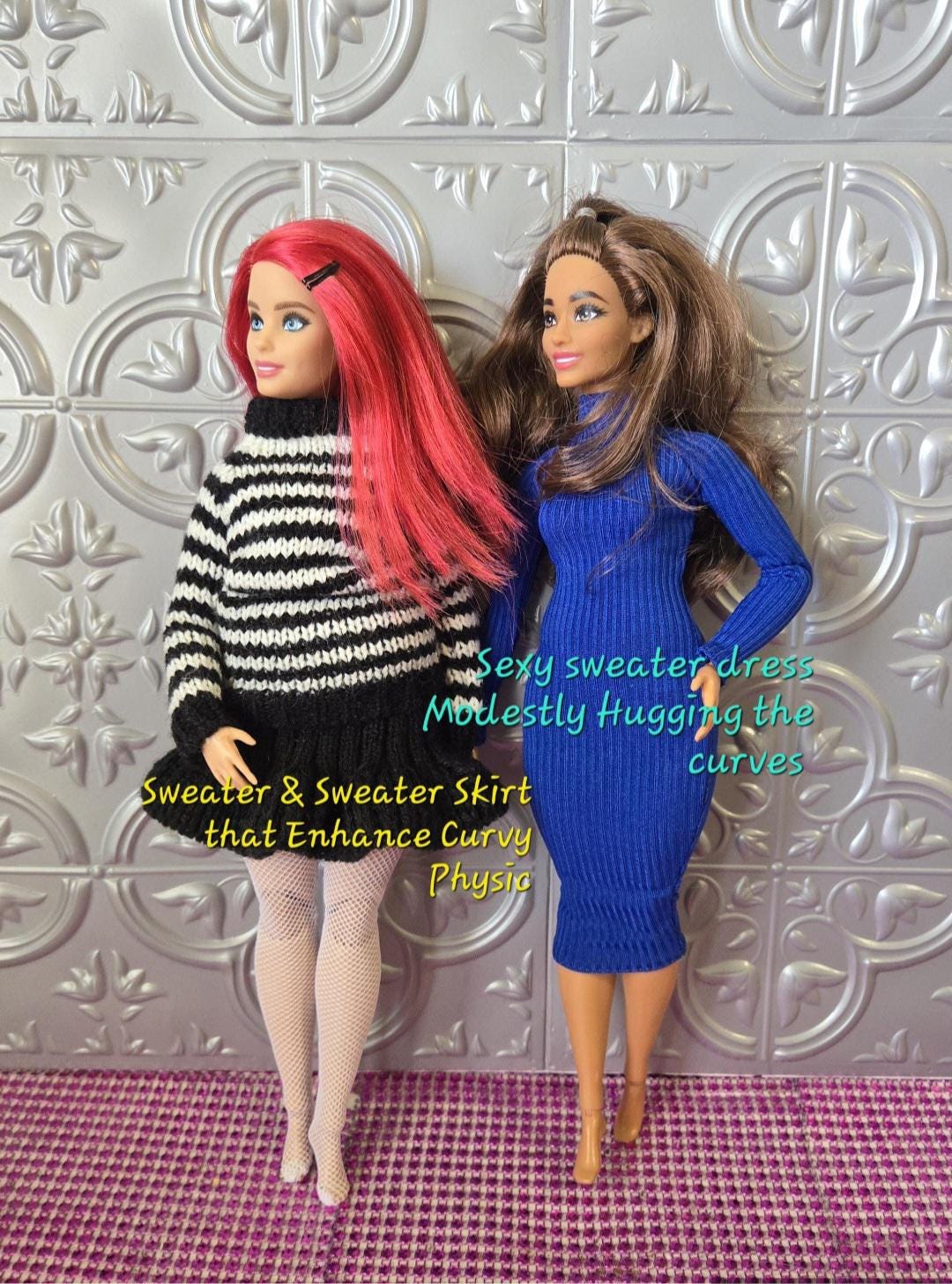 Curvy Girl Fashion Doll, Realistic Clothes for Made-to-move Hybrids ...