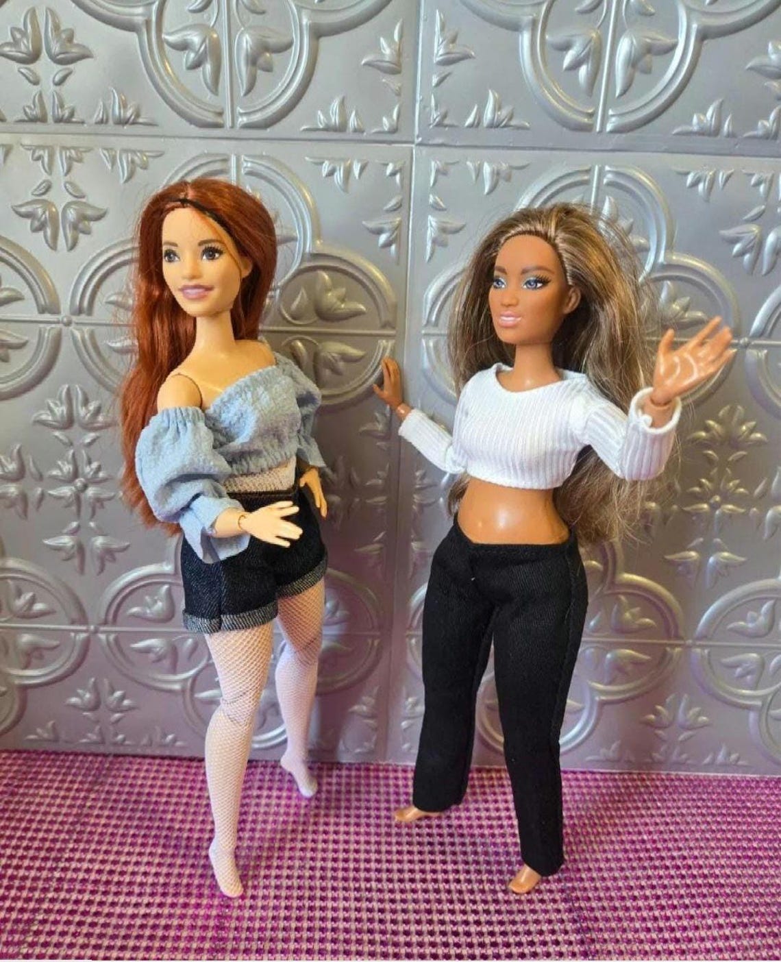 Curvy Girl Fashion Doll 12 in Realistic Clothes for Made-to-move ...