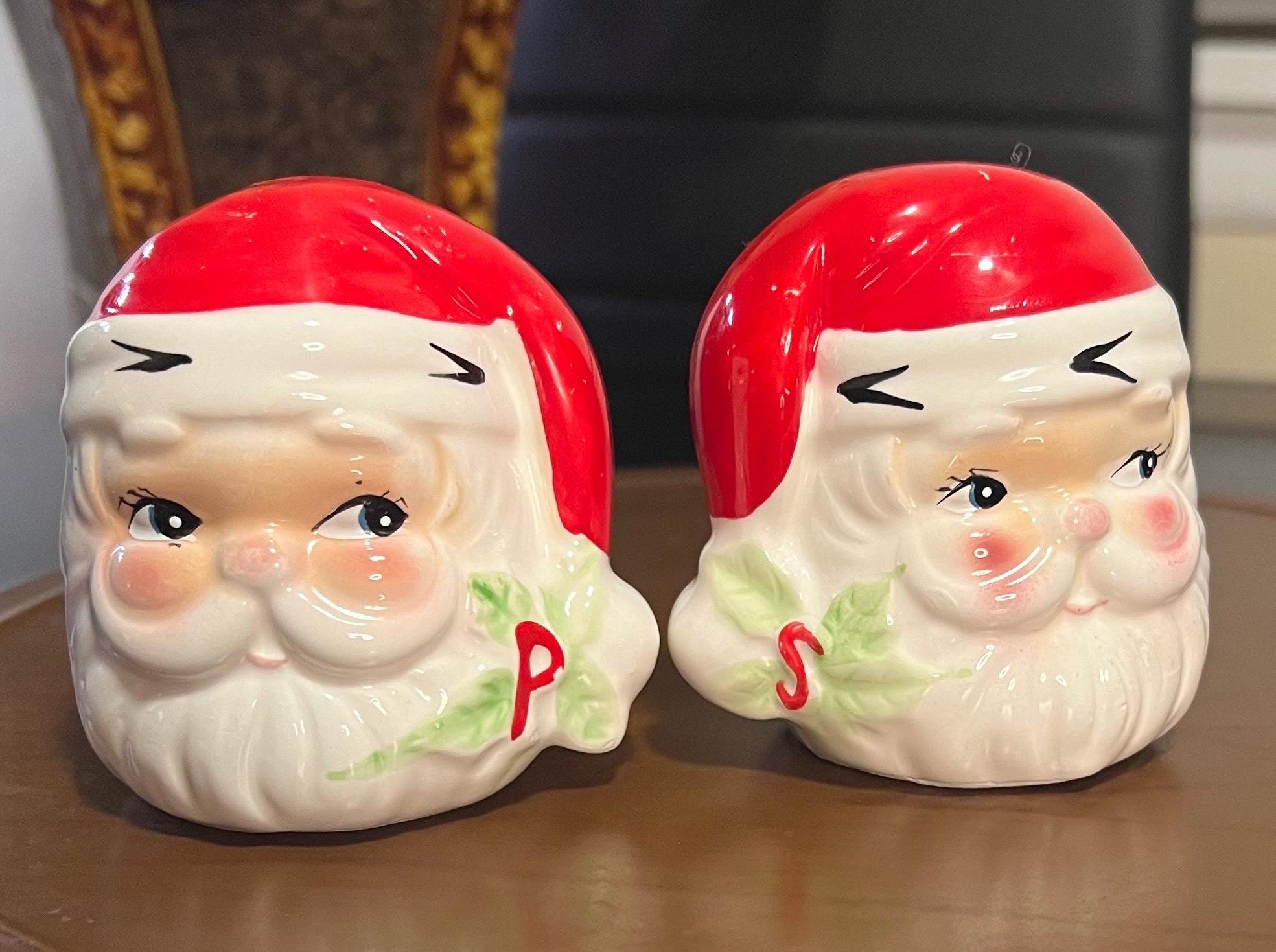 Santa Klaus Salt and Pepper Shakers Holt Howard Style Vintage 1960s - Etsy