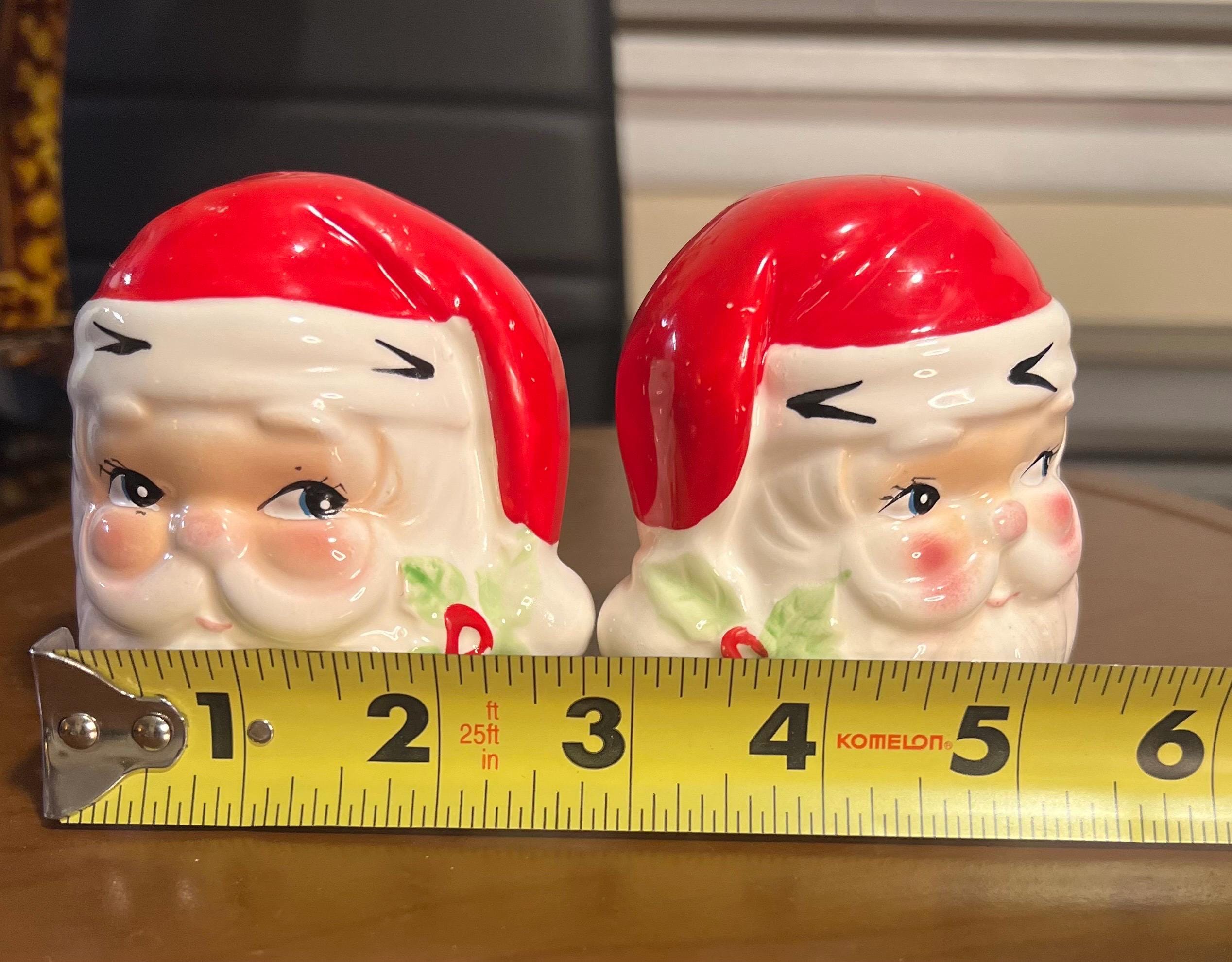 Santa Klaus Salt and Pepper Shakers Holt Howard Style Vintage 1960s - Etsy