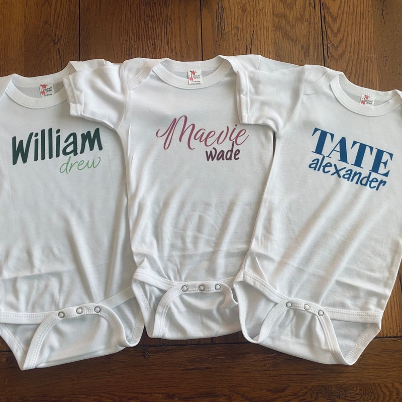 Name Onesie - Etsy