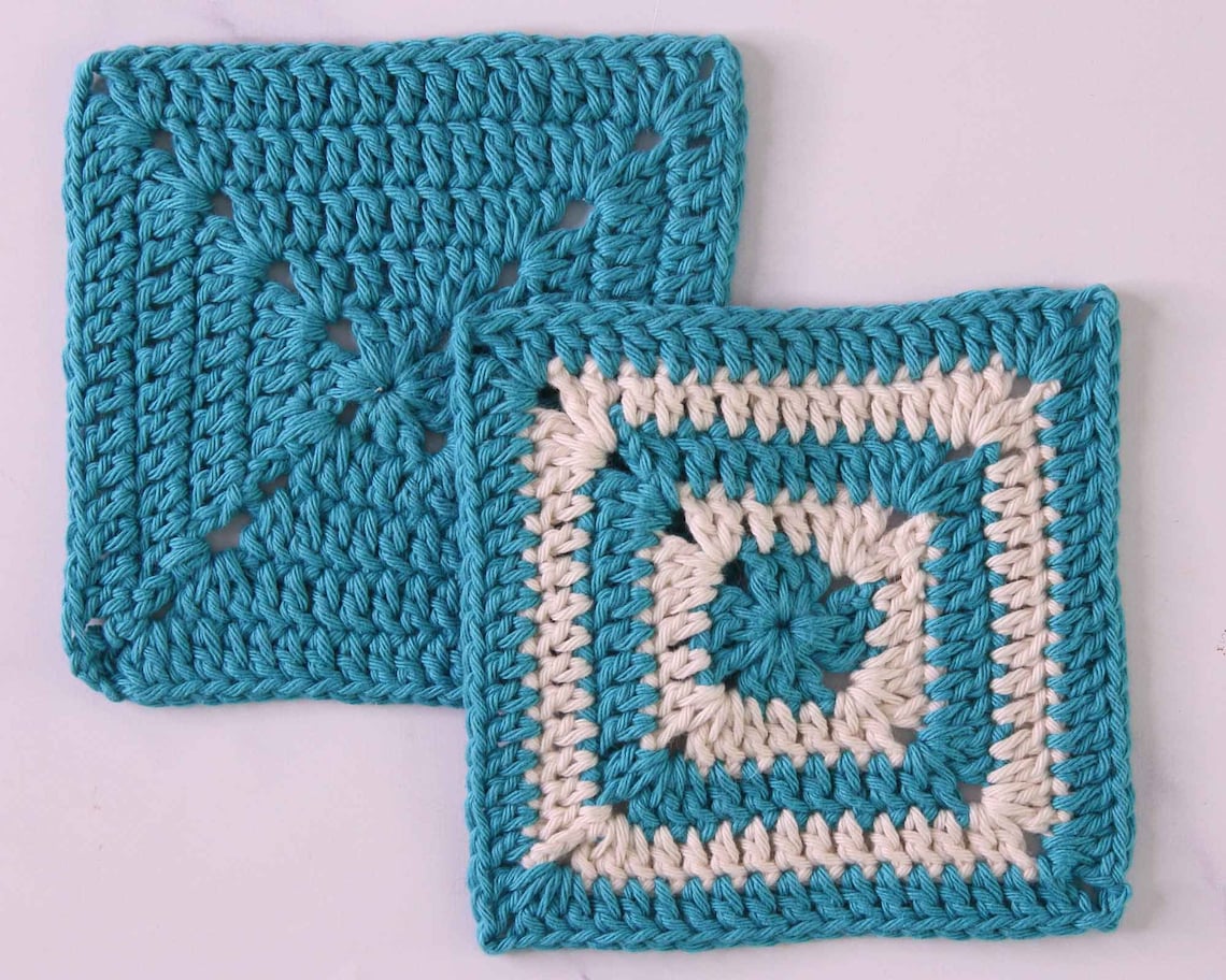 Solid Granny Square Pattern, No Gaps Granny Square, Granny Square ...