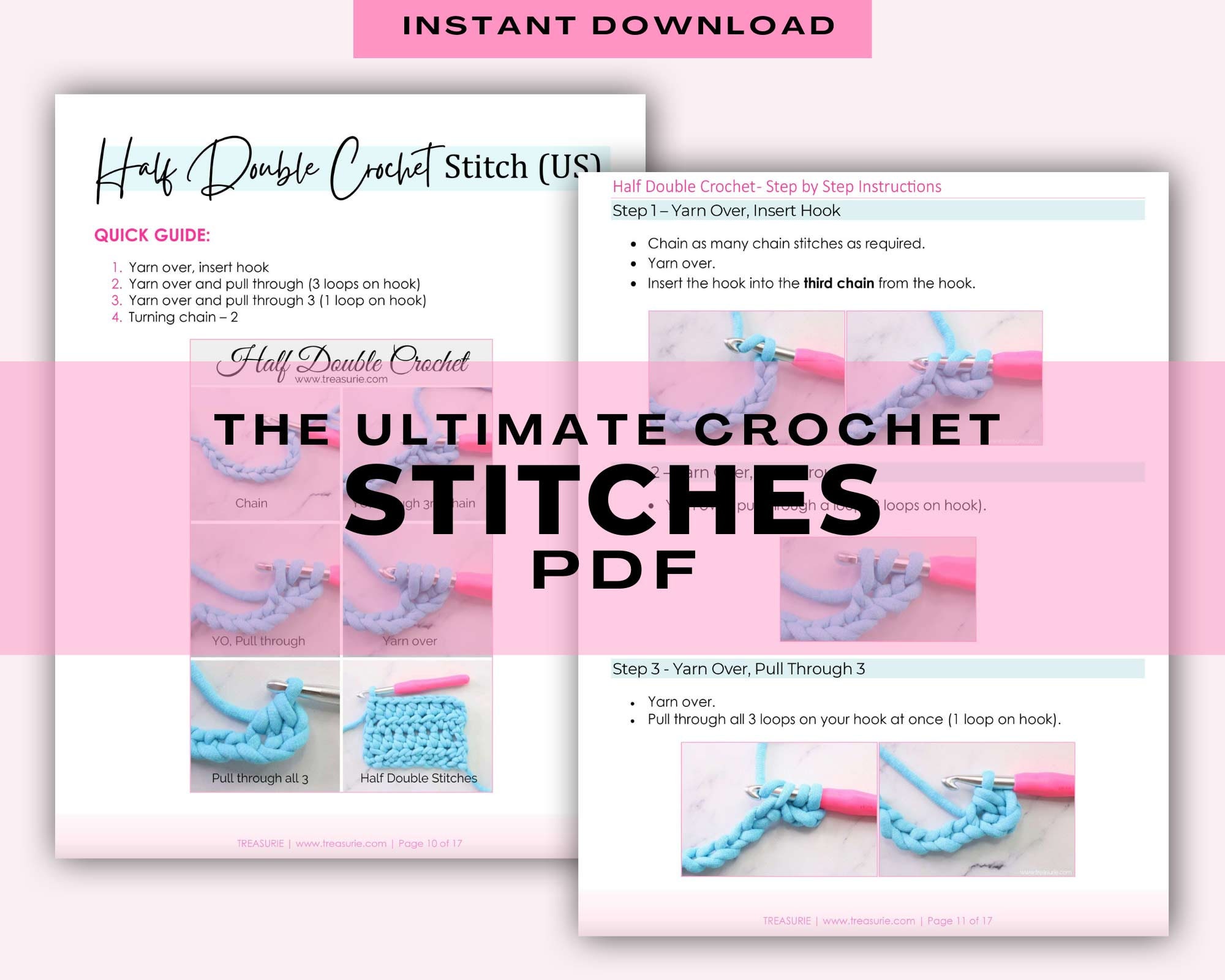 Crochet Reference Sheets, Crochet Cheat Sheets, Crochet Stitches Guide ...