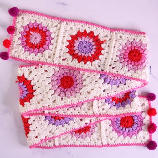 Solid Granny Square Pattern, No Gaps Granny Square, Granny Square ...