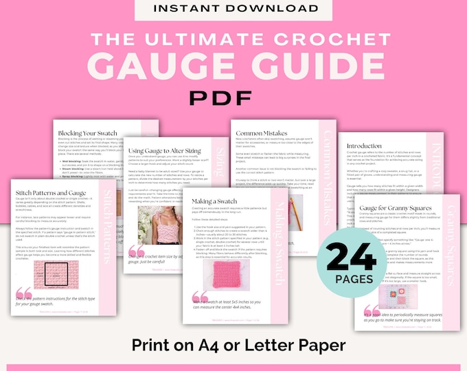 Crochet Reference Sheets, Crochet Cheat Sheets, Crochet Guide, Tags ...