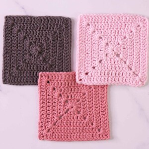 Solid Granny Square Pattern, No Gaps Granny Square, Granny Square ...