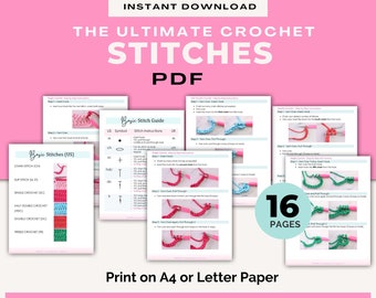 Crochet Reference Sheets, Crochet Cheat Sheets, Crochet Guide, Tags ...