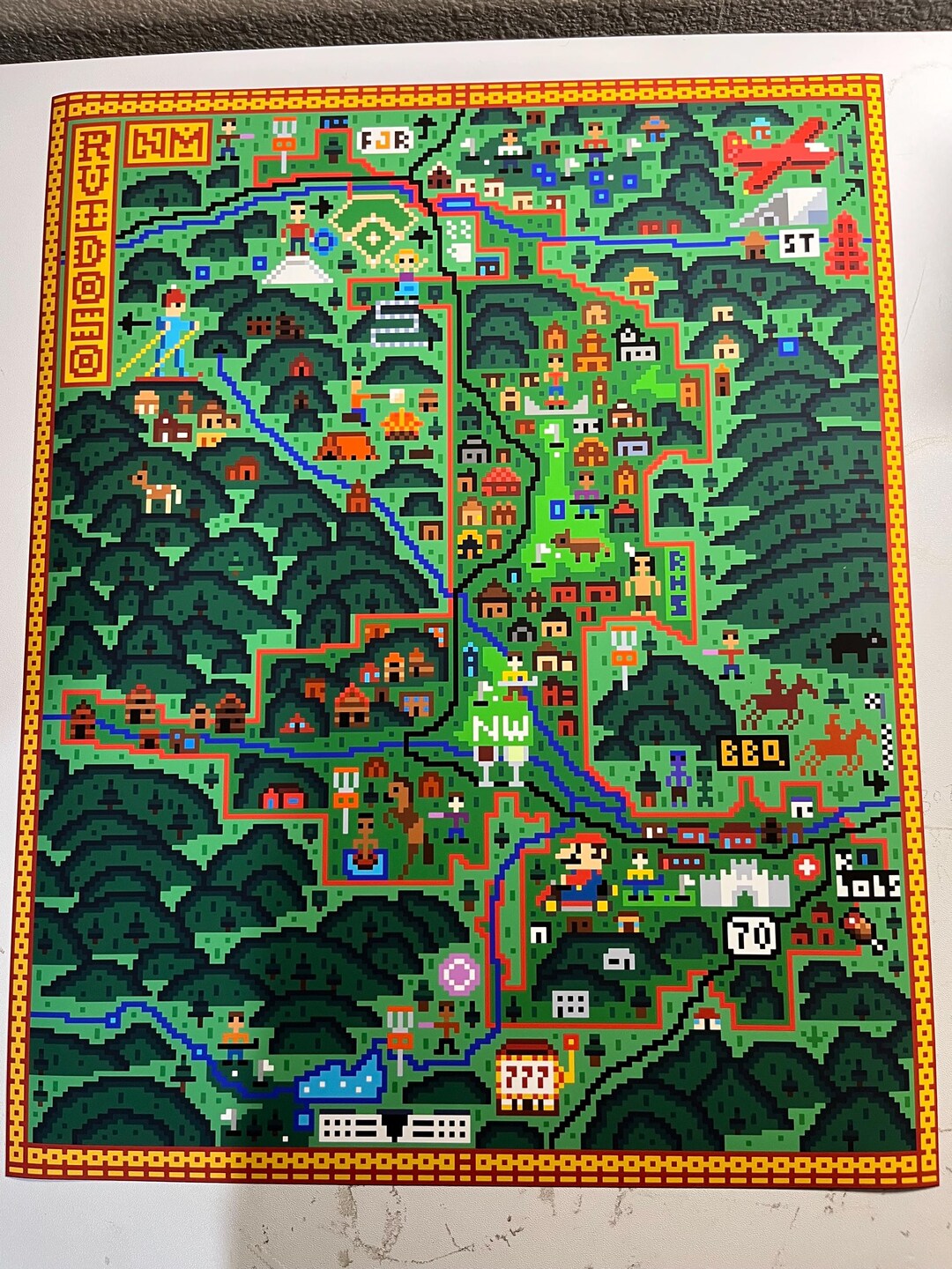 Ruidoso NM Map Poster: Flood Relief Support - Etsy