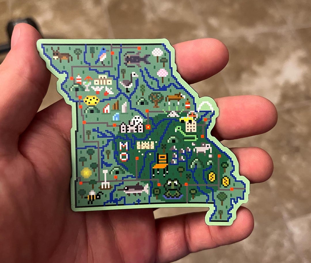 Missouri Pixel Magnet - Etsy