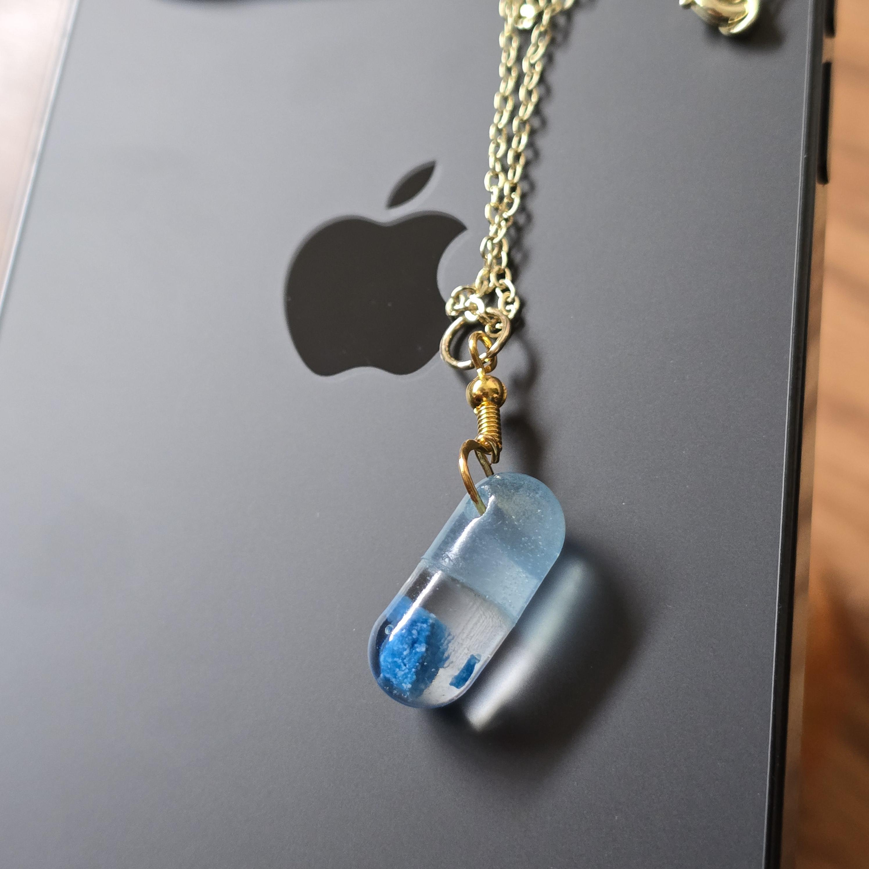 Prescription Pill Capsule Pendant Necklace - Unique Jewelry for Mental ...