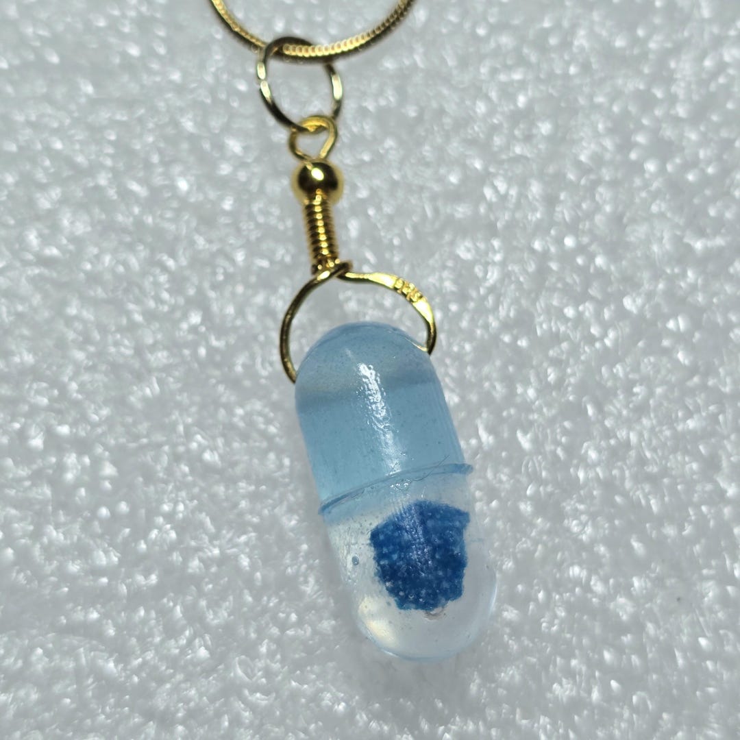 Prescription Pill Capsule Pendant Necklace - Unique Jewelry for Mental ...