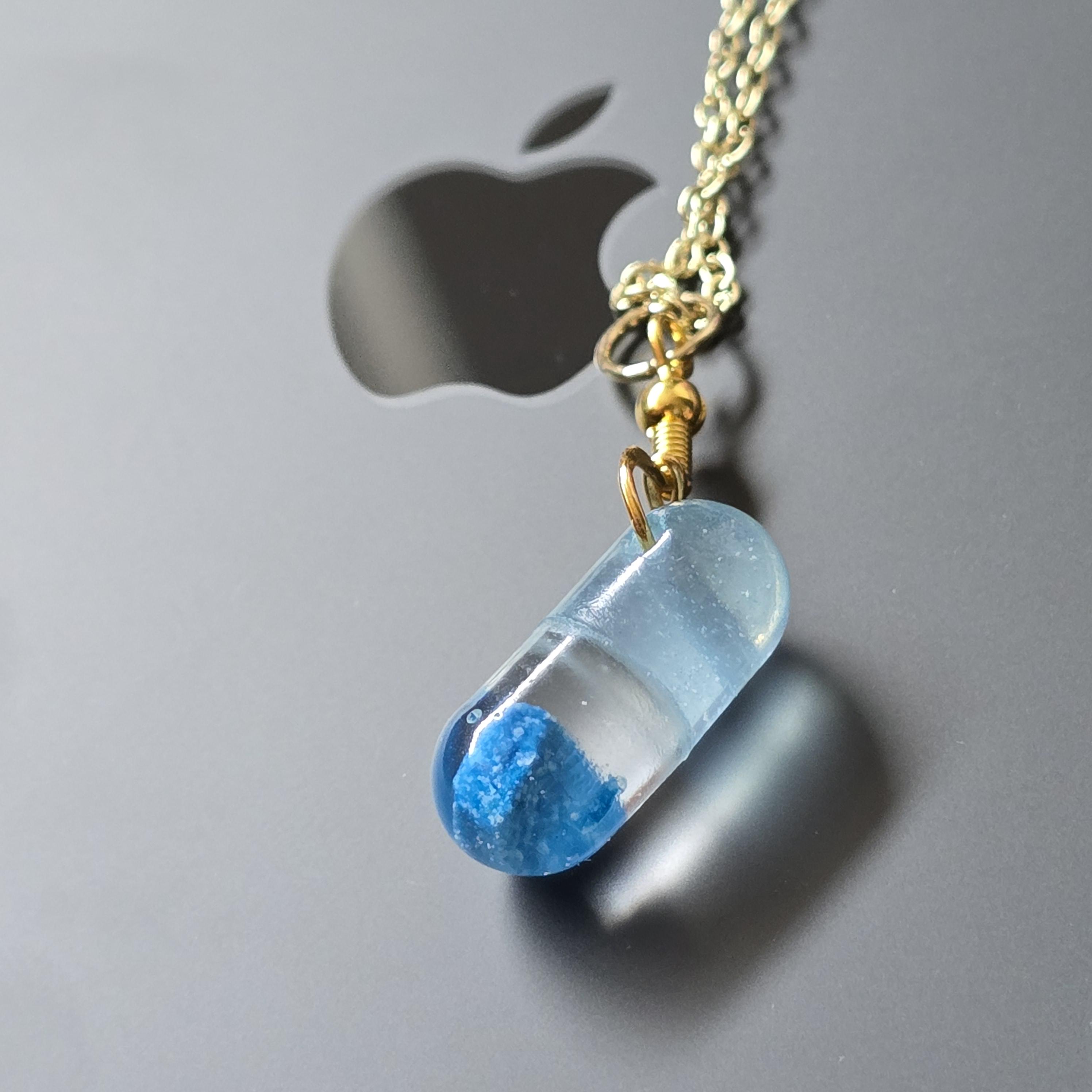 Prescription Pill Capsule Pendant Necklace - Unique Jewelry for Mental ...