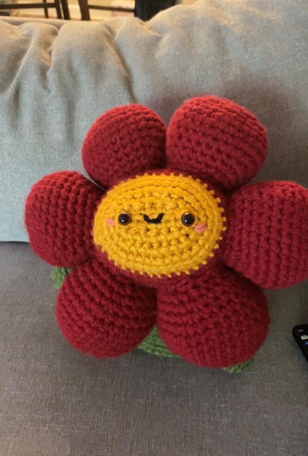 Chunky Crochet Flower Buddy - Etsy