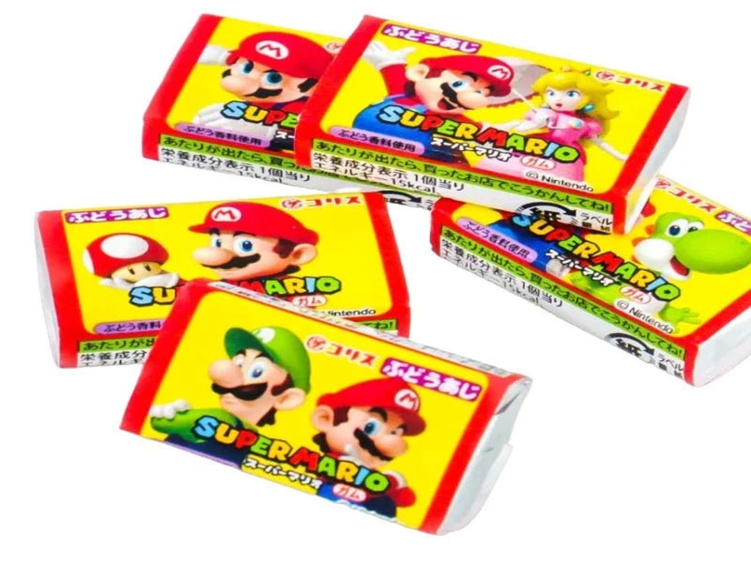 Japan Super Mario Grape Bubblegum - Etsy