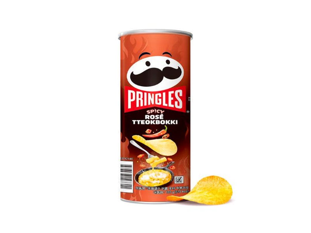 Korea Pringles Spicy Rose Tteokbokki - Etsy