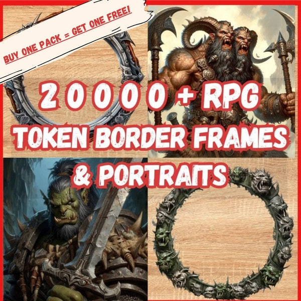 Dnd Token Border - Etsy