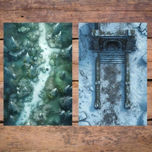 1000 Arctic and Snowy Dnd Maps Bundle Map Rpg Battlemap Dnd Dungeon ...