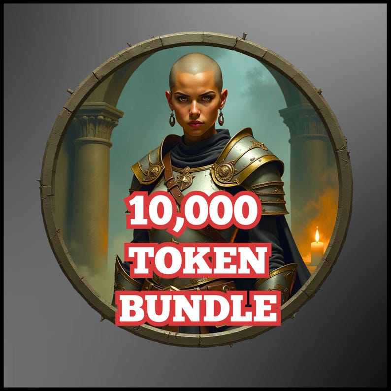 10,000+ Circular Tokens for Digital RPG and Printable Tabletop Fantasy ...