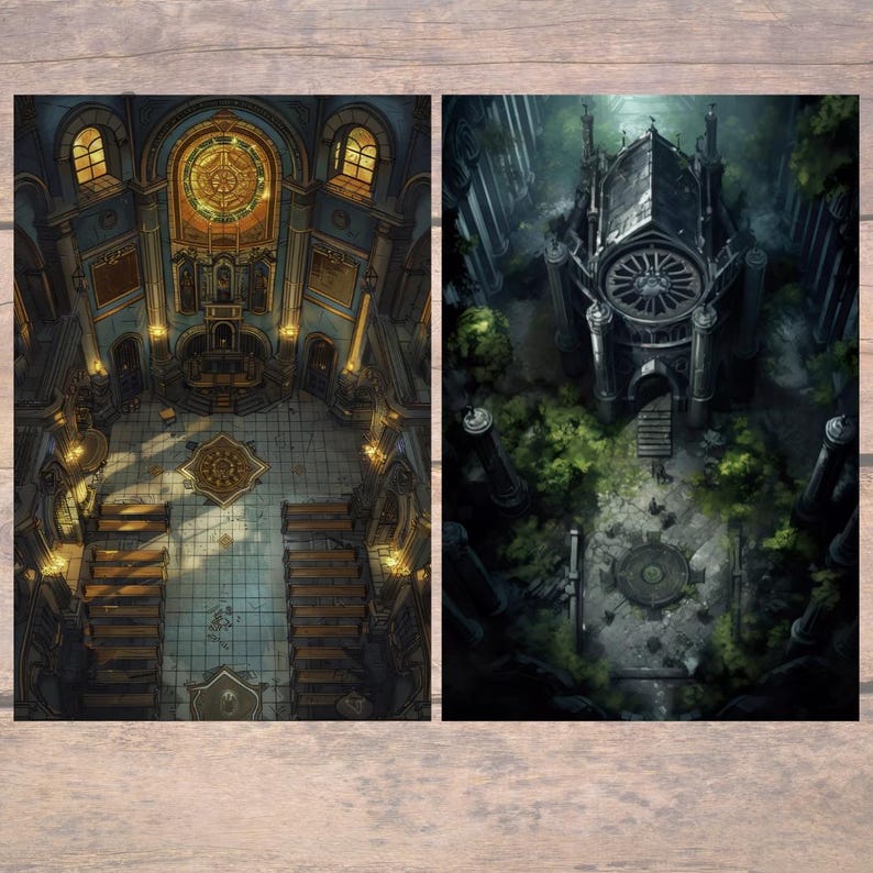 500+ Chapel and Church RPG Battlemaps Fantasy Map Rpg Fantasy Battlemap ...