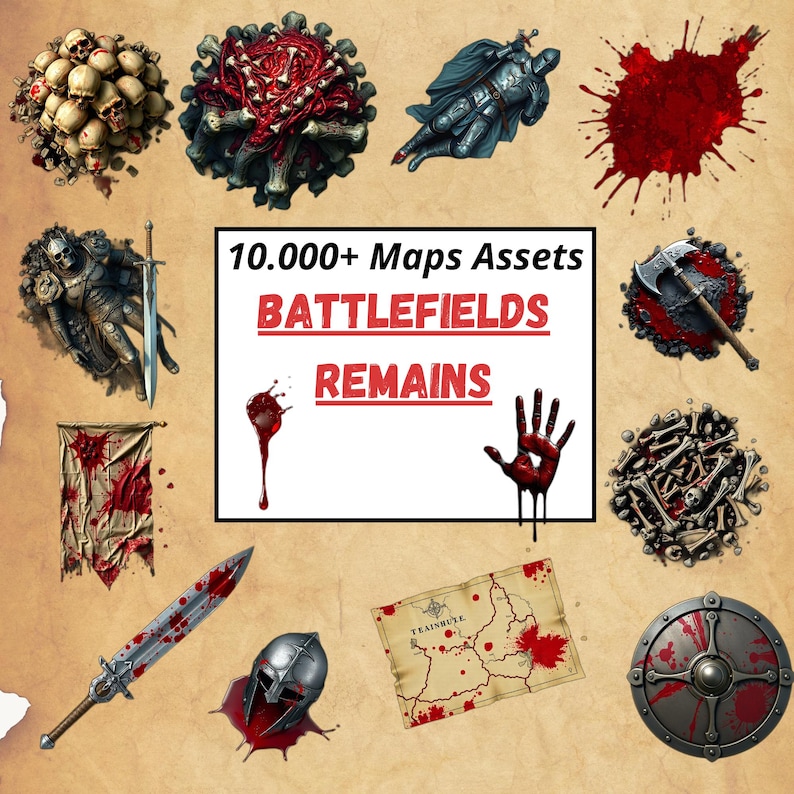 Fantasy Map Making Kit – 10000+ Assets, RPG World Map Creator, Fantasy ...