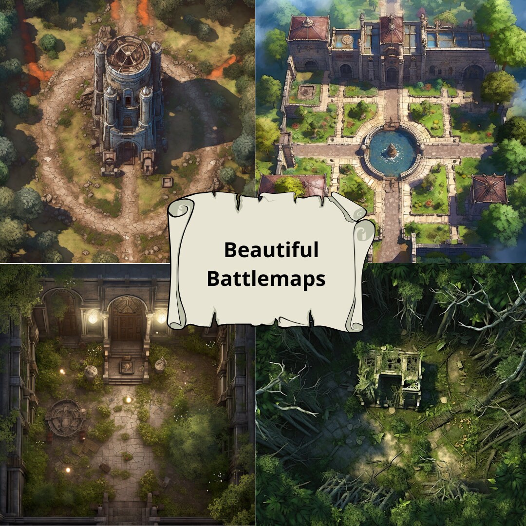 Dnd Chapel Map Dnd Battle Map Battlemap Dungeons and - Etsy Canada