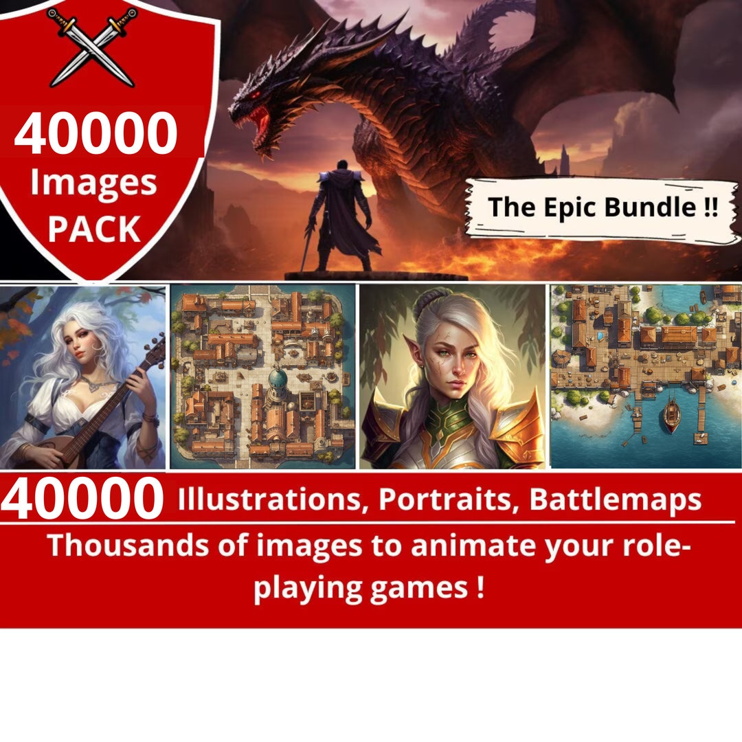 40000 Dnd Assets: Dnd Portraits, Dnd Maps, Battlemaps, Illustrations ...