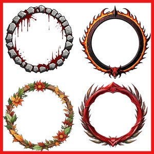 Token Frame Bundle,5000 Token Borders, Dungeon Masters Easily Create ...