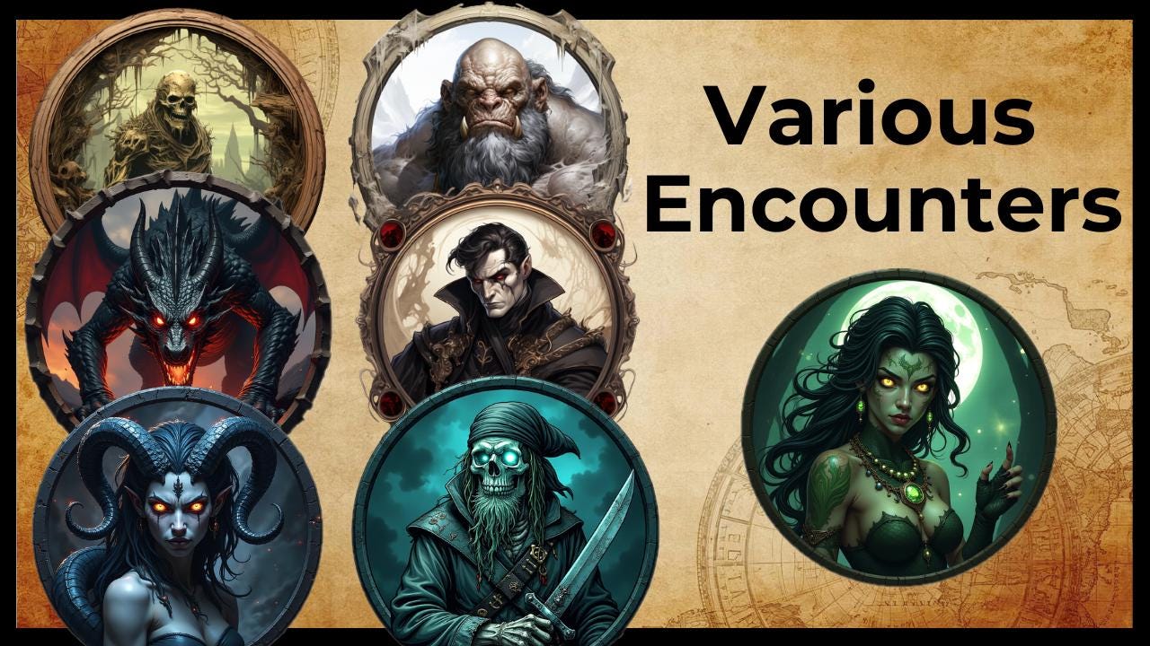 10,000+ Circular Tokens for Digital RPG and Printable Tabletop Fantasy ...
