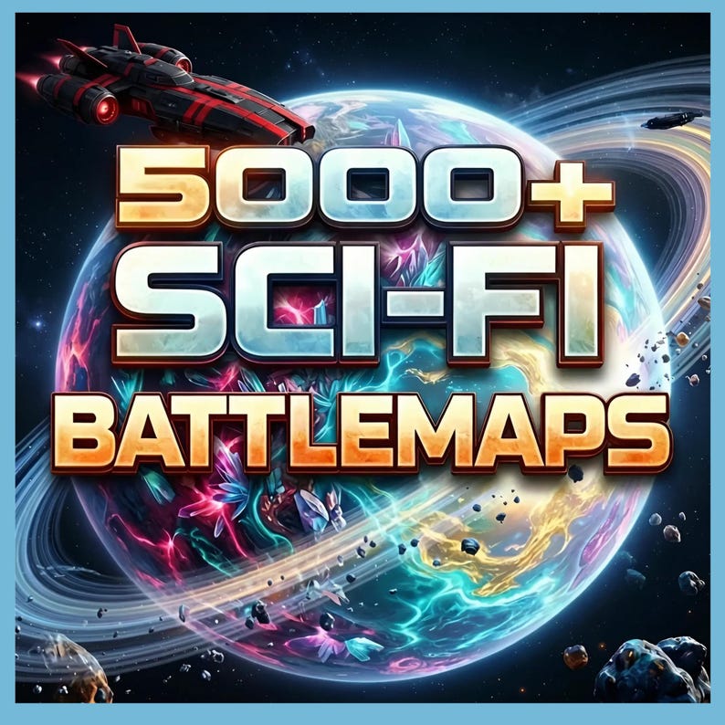 Sci-fi Battlemaps 5000 Maps Bundle for Vtt Rpg Foundry Roll20 RPG ...