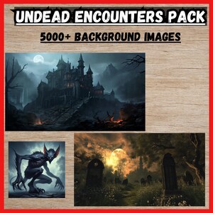 Undead Encounters RPG Pack: Create Your Perfect One-shot Adventure RPG ...