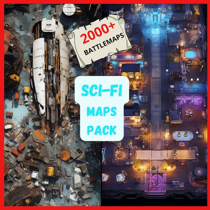 Space Sci Fi Battle Maps - Etsy UK