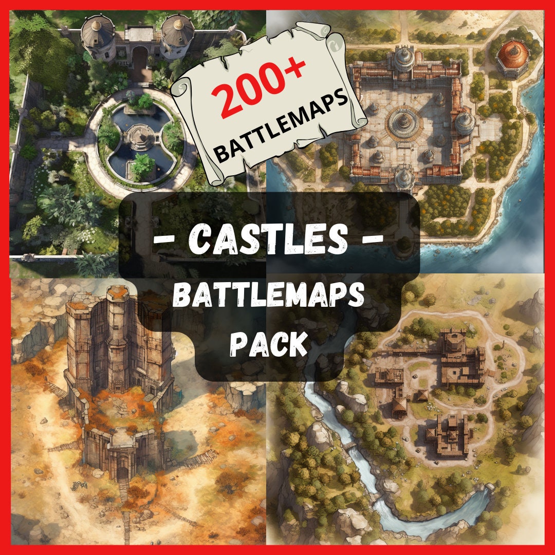 5000 DnD Maps BattleMap Bundle Dungeons and Dragons Battlemap - Etsy ...