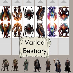 7000 RPG Easily Printable Tabletop Miniatures Printable Tokens Dnd Mini ...